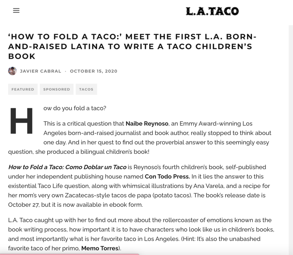 Con Todo Press... in the press!